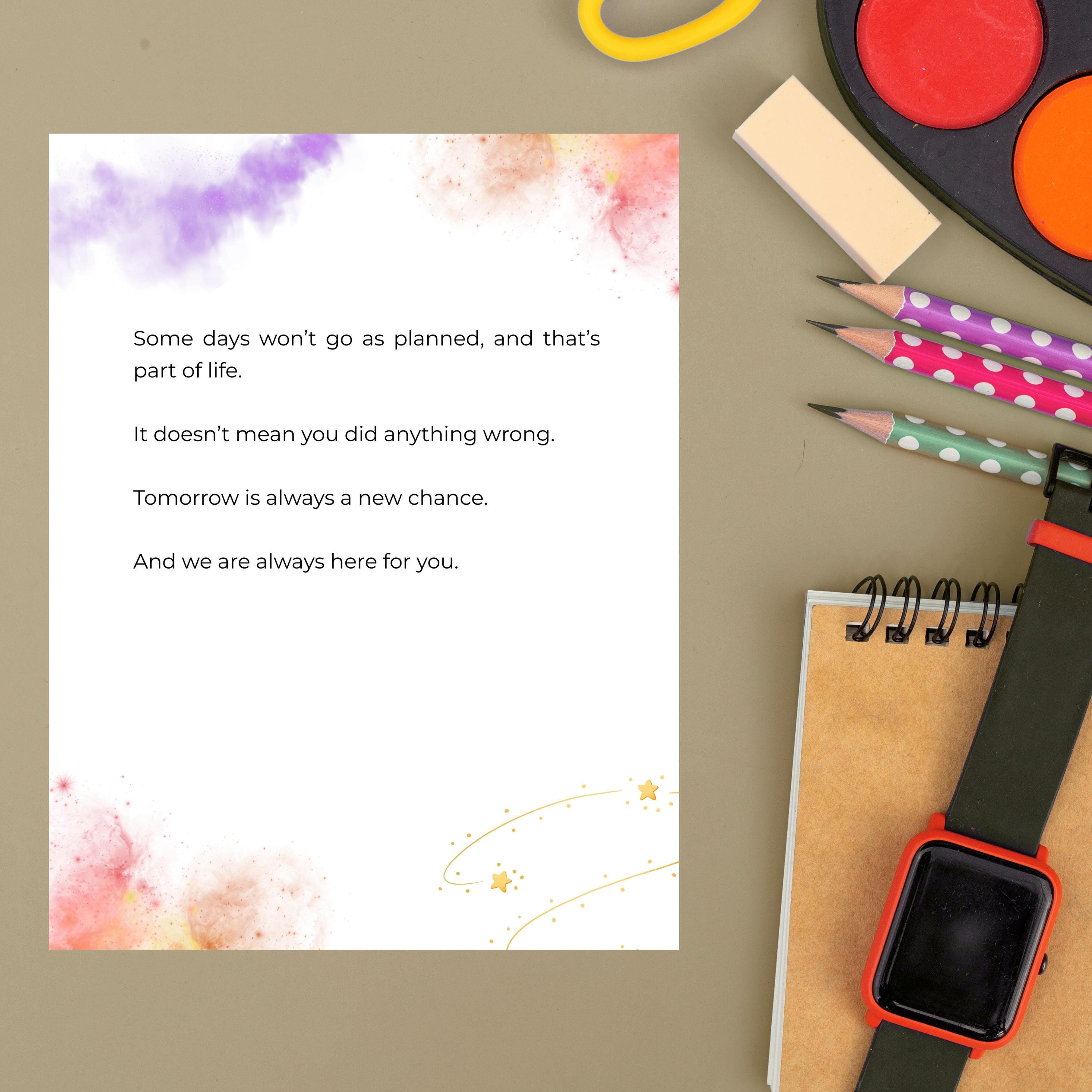 20 Positive Notes for Kids Printable | Encouraging Notes for School ...