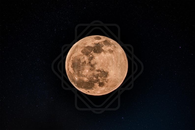 Full Moon - Etsy