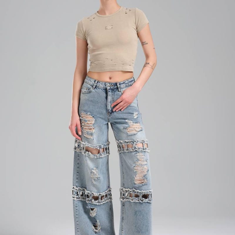 Distressed Clothing - Etsy