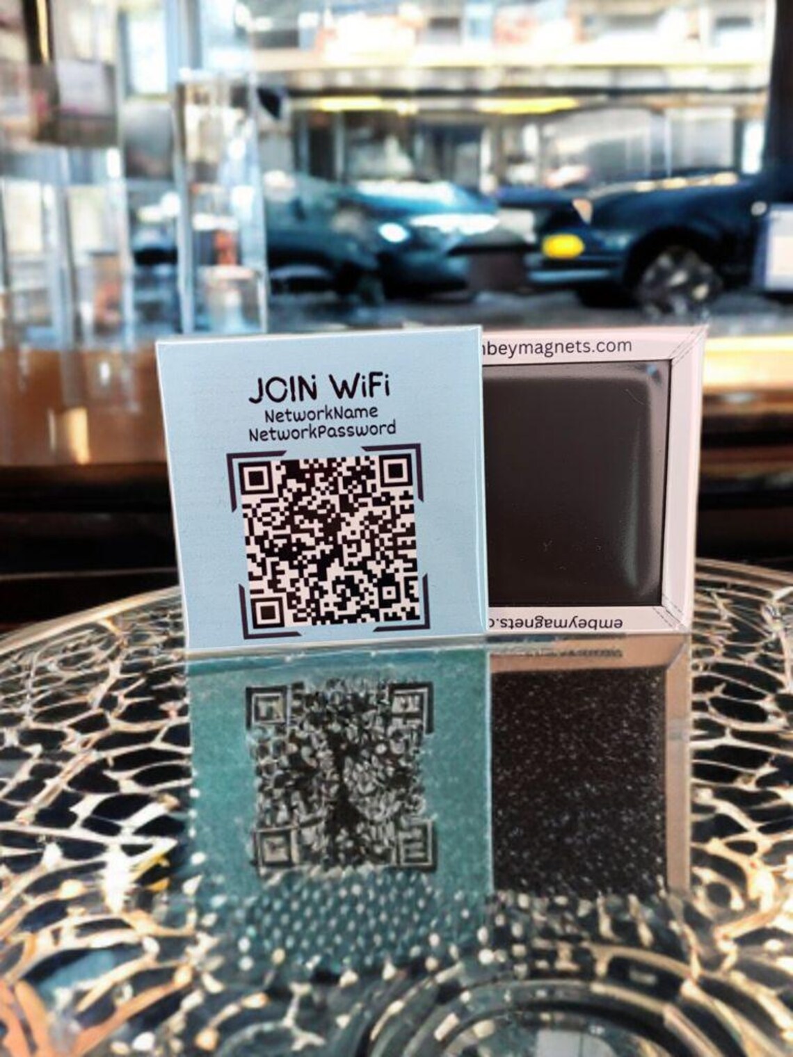 Custom QR Code Magnets for Easy Wi-fi Access - Set of 9 - Etsy