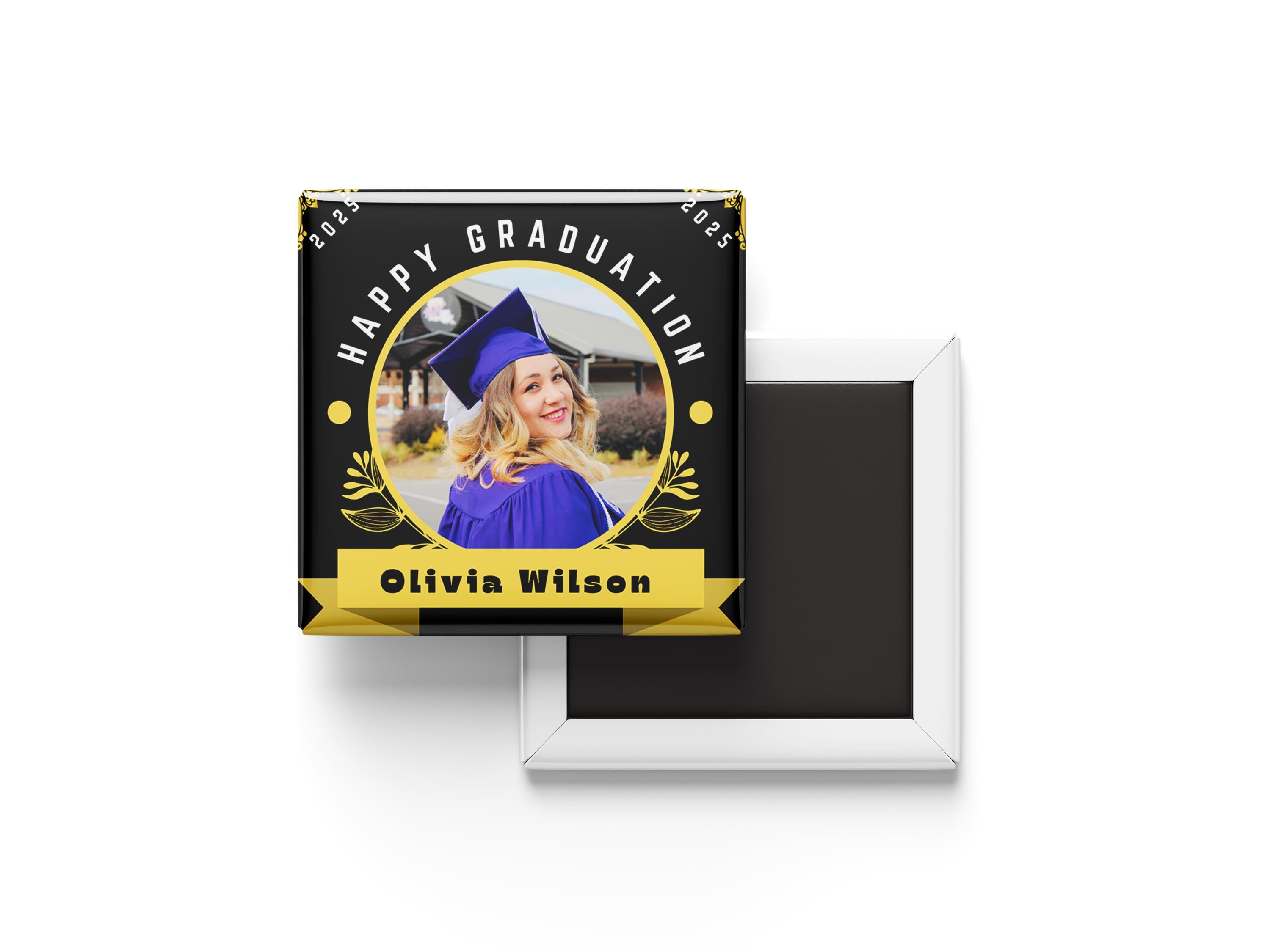 Custom Graduation Photo Magnets: Personalized Grad Gift, Set of 6 - Etsy
