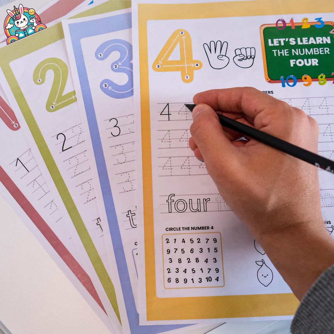 Apprenez à écrire les nombres de 1 à 10 | Recherche de numéros et ...