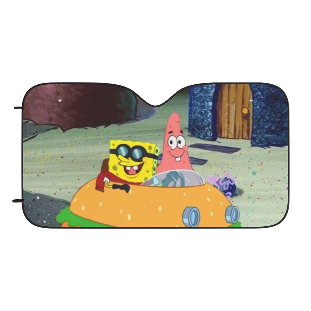 Spongebob Squarepants Car Sun Shades, Fun Vehicle Accessory, UV ...