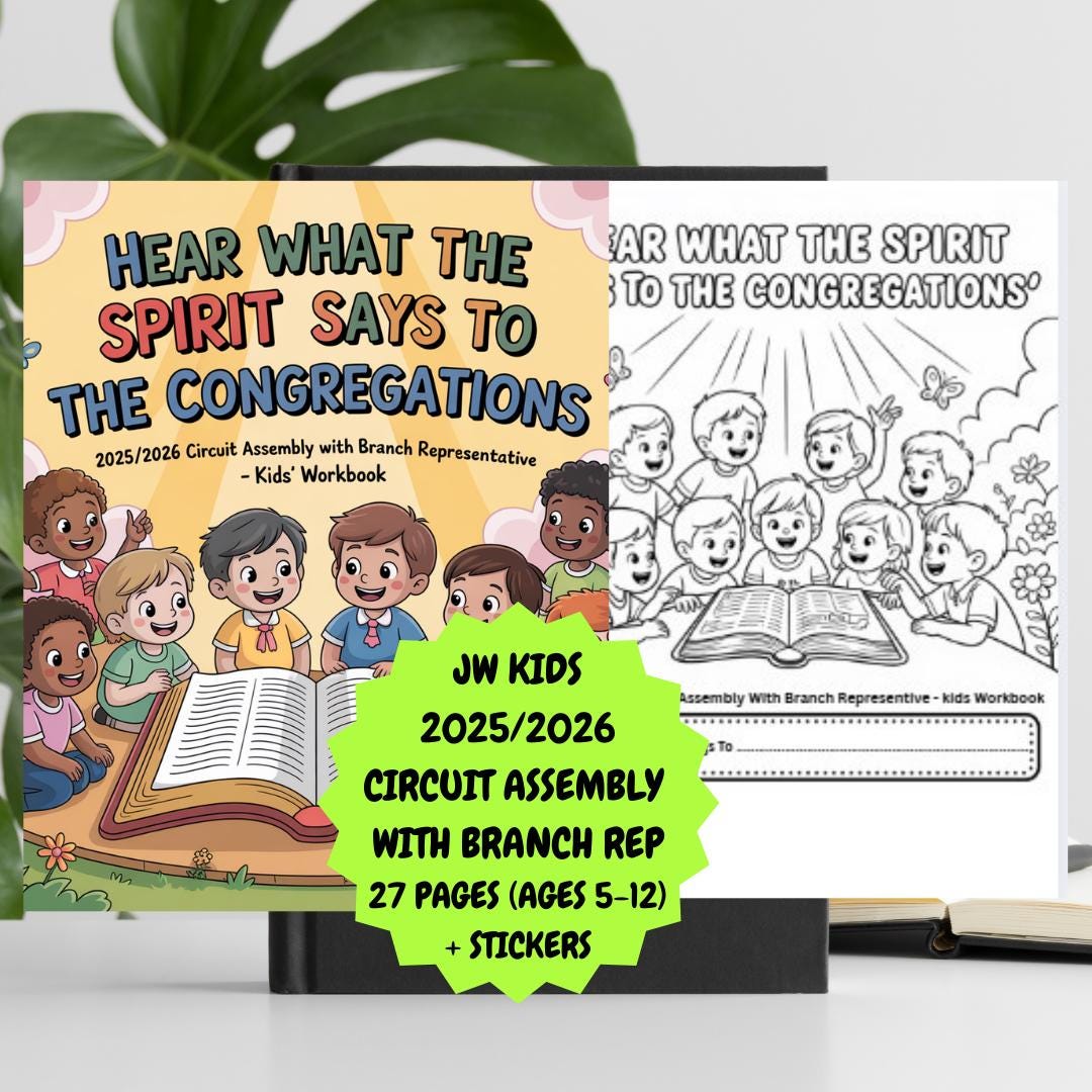 JW Circuit Assembly With Branch Representative Kids' Activity Book 2025 ...