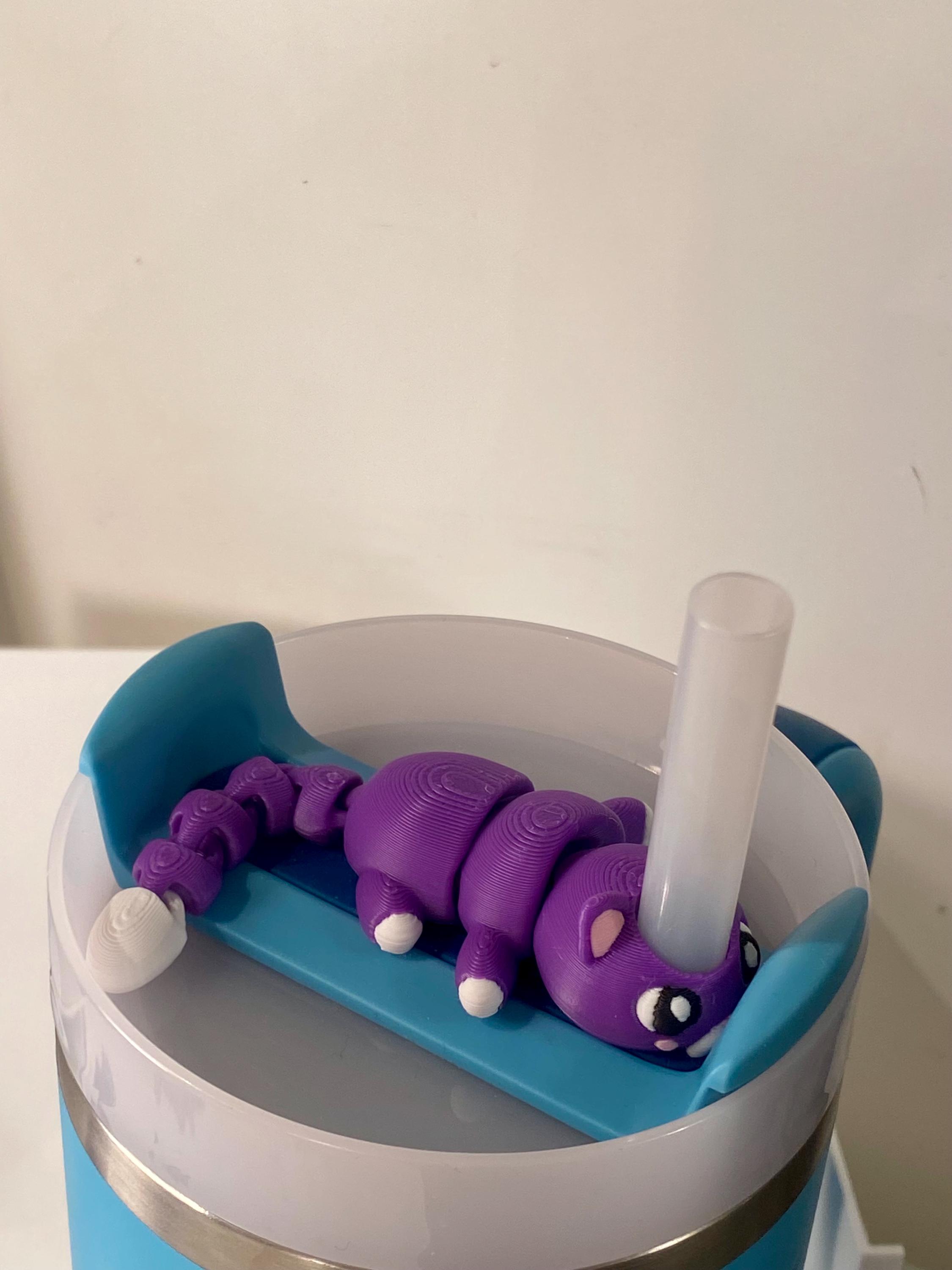 DIGITAL DOWNLOAD Cute Cat Articulated Flexi and Straw Topper STL - Etsy