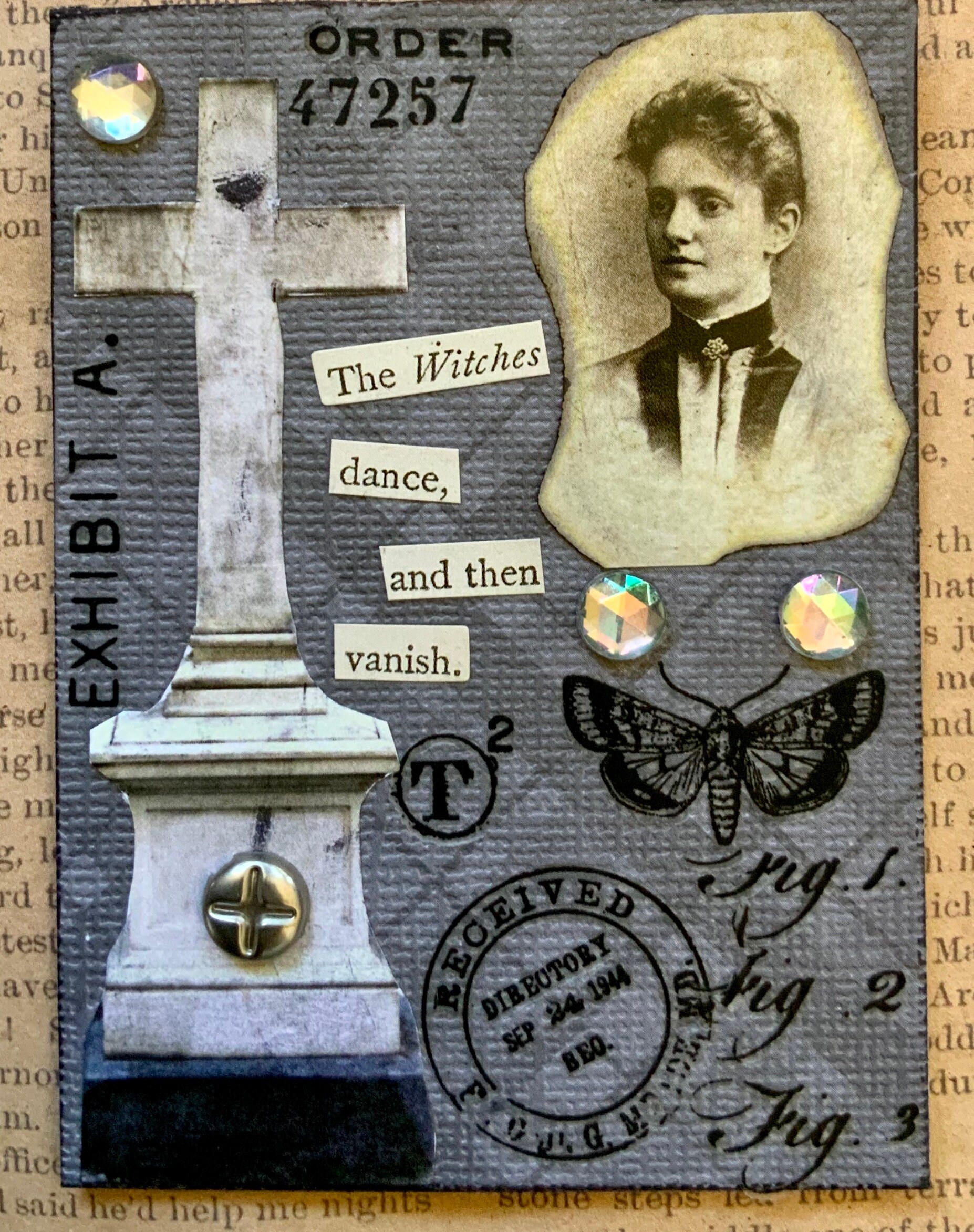 Exhibit A Artist Trading Card ACEO Originals by Alteredhead - Etsy