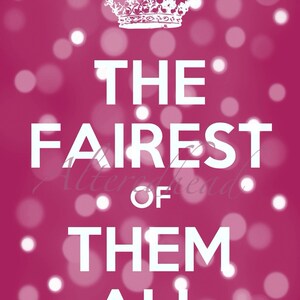 The Fairest of Them All Illustration Print ALTEREDHEAD ON ETSY Dorm Art ...