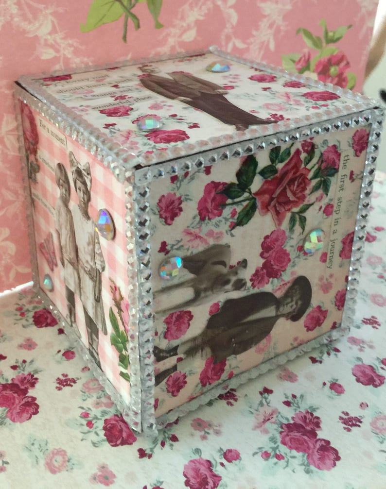 Victorian Art Cube Collage Cube 6 Sided Cube 3 D Alteredhead on Etsy ...