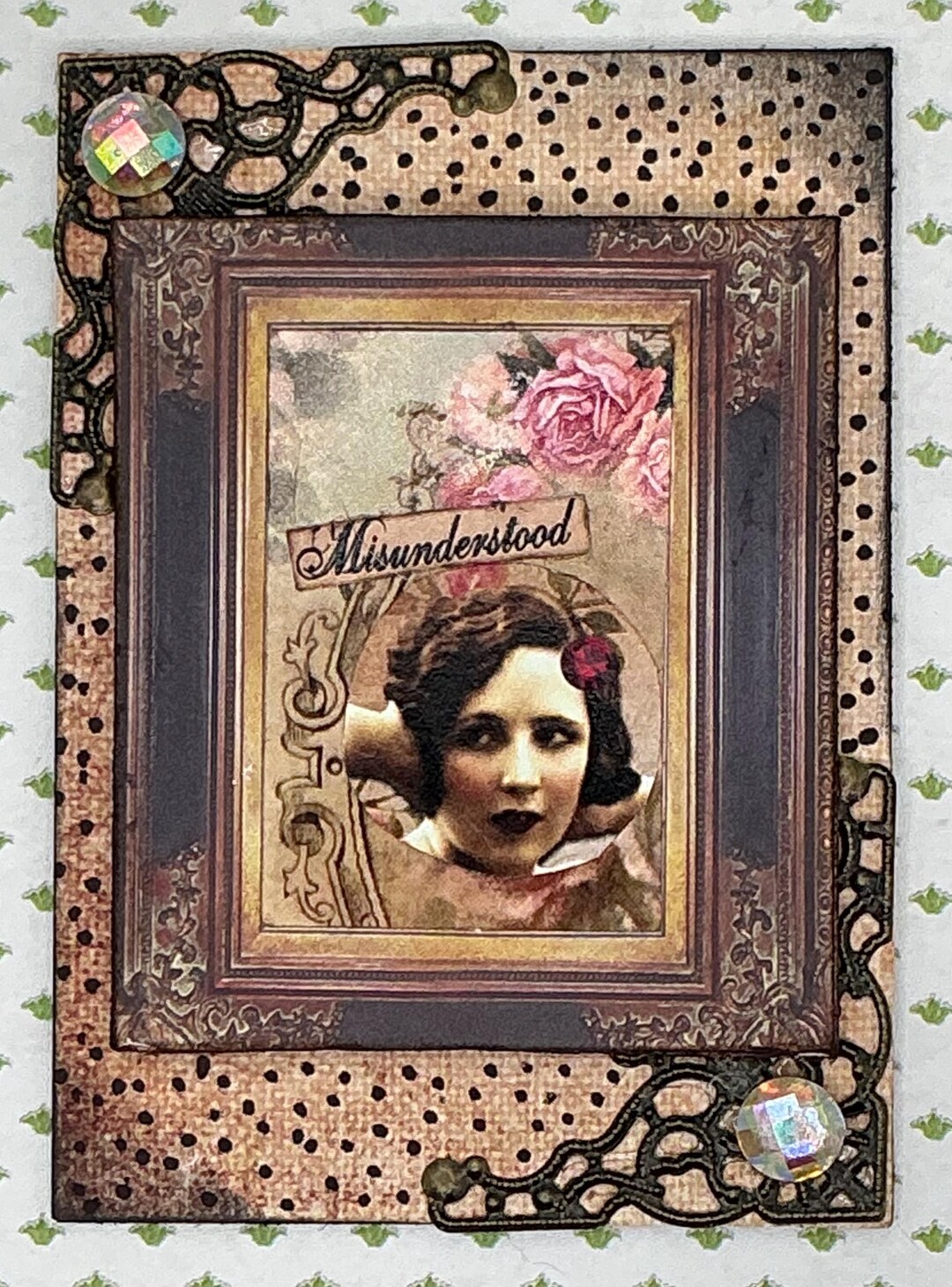 Neurodivergent Artist Trading Card Misunderstood Mixed Media Art ...