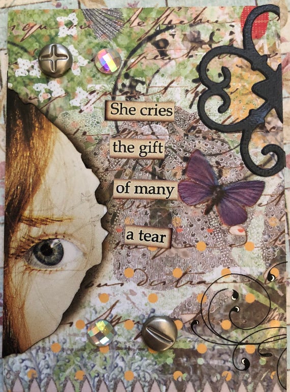 Aceo Original Artist Trading Card Mixed Media ACEO | Etsy