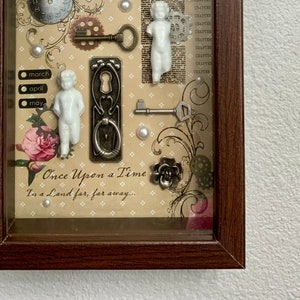 Once Upon A Time Mixed Media Shadowbox Altered Art Shabby Chic ...