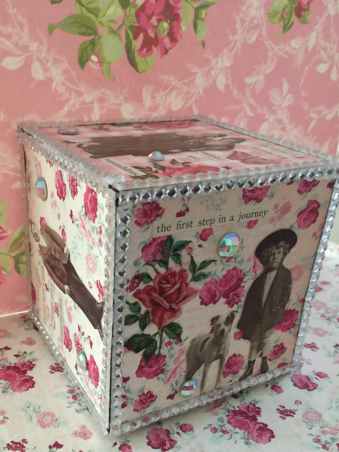 Victorian Art Cube Collage Cube 6 Sided Cube 3 D Alteredhead on Etsy ...