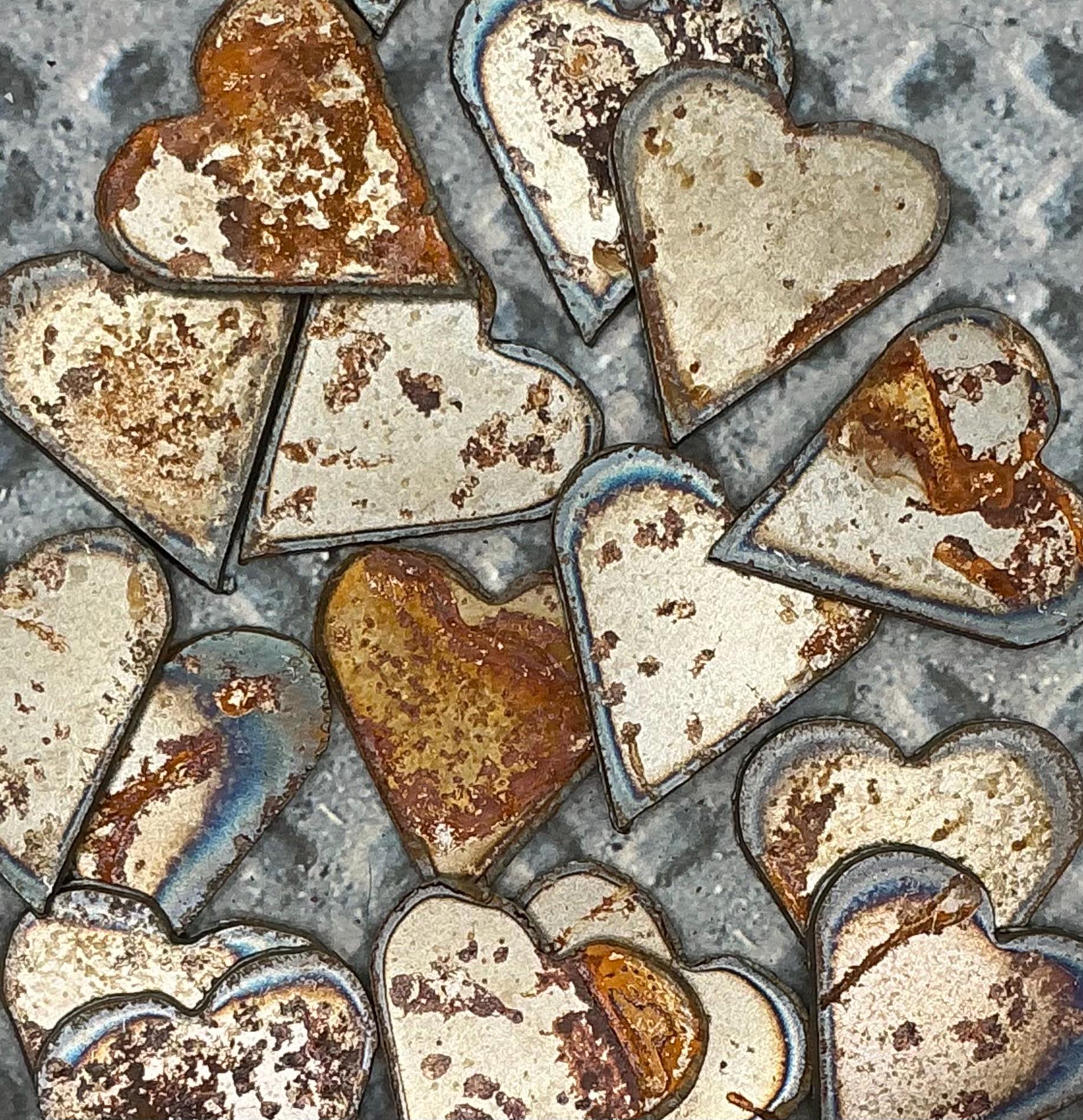 Heart Shapes Rusty Supplies Rusty Hearts Metal Hearts Projects Craft. Supply Shabby Chic ...