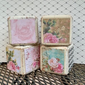 6 Sides to Every Story Mixed Media Blocks Altered Art Baby Blocks ...