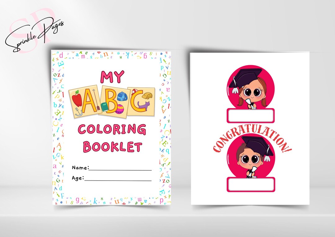 ABC Coloring Learning Fun Alphabet Pages for Kids Letter Recognition ...