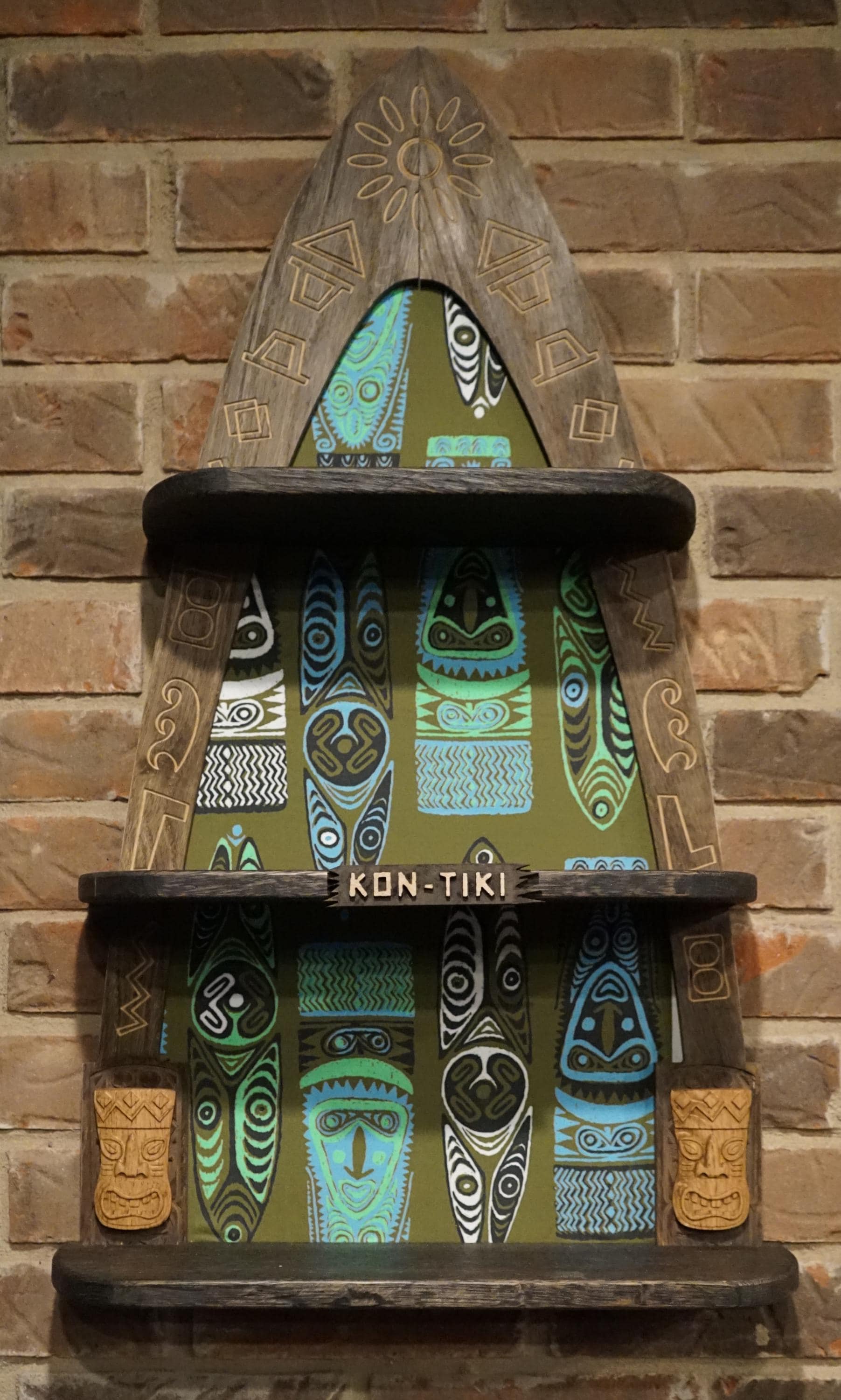 Tiki Shelf to Display Your Polynesian Themed Mugs or Other Items. - Etsy