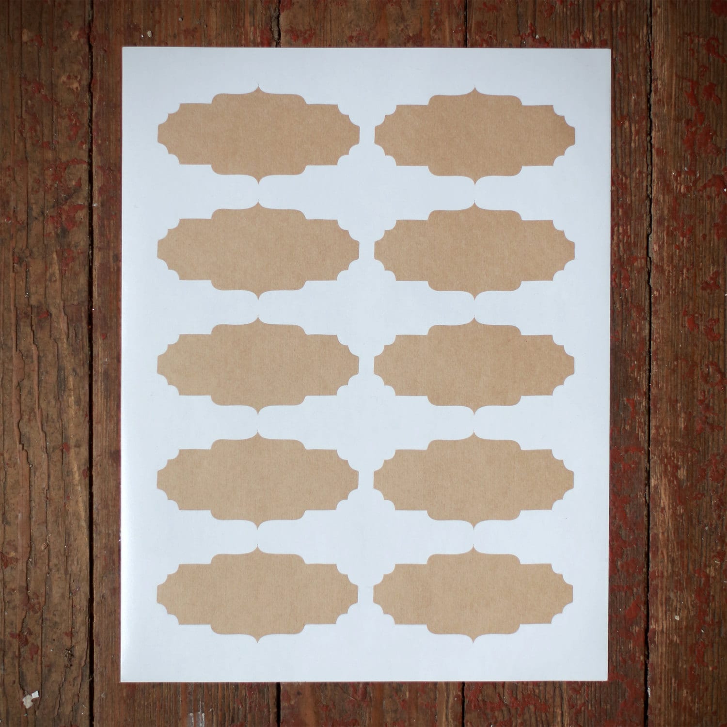 10 Blank Decorative Stickers 3.5 X 1.75 - Etsy
