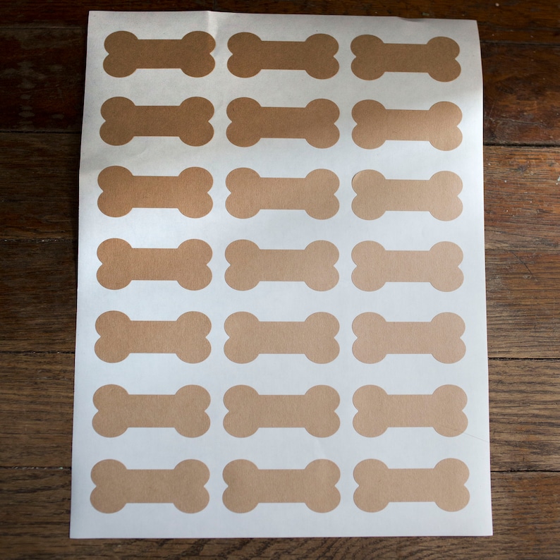 Dog Bone Stickers Set of 21-planners Scrap Booking - Etsy
