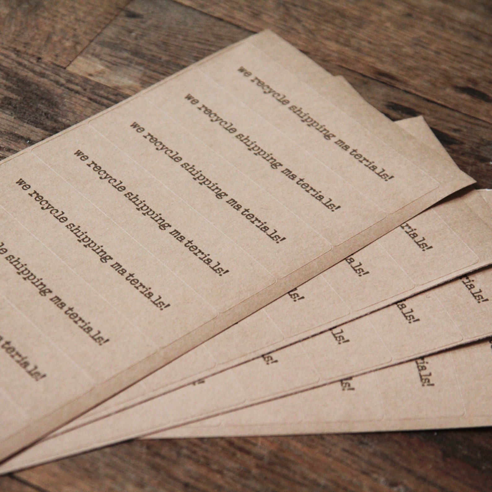 Kraft Labels Your Custom Logo or Text 1500 Labels - Etsy