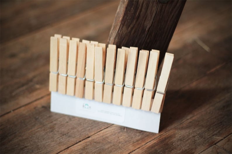 Natural Wooden Clothespins (set of 12) | Regular Size, DIY Decor - Etsy