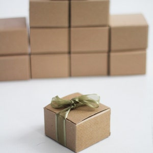 Kraft Natural Gift Box 3x3x2 Inches ( 3 in X 3 in X 2 in ) - Lot of 200 ...