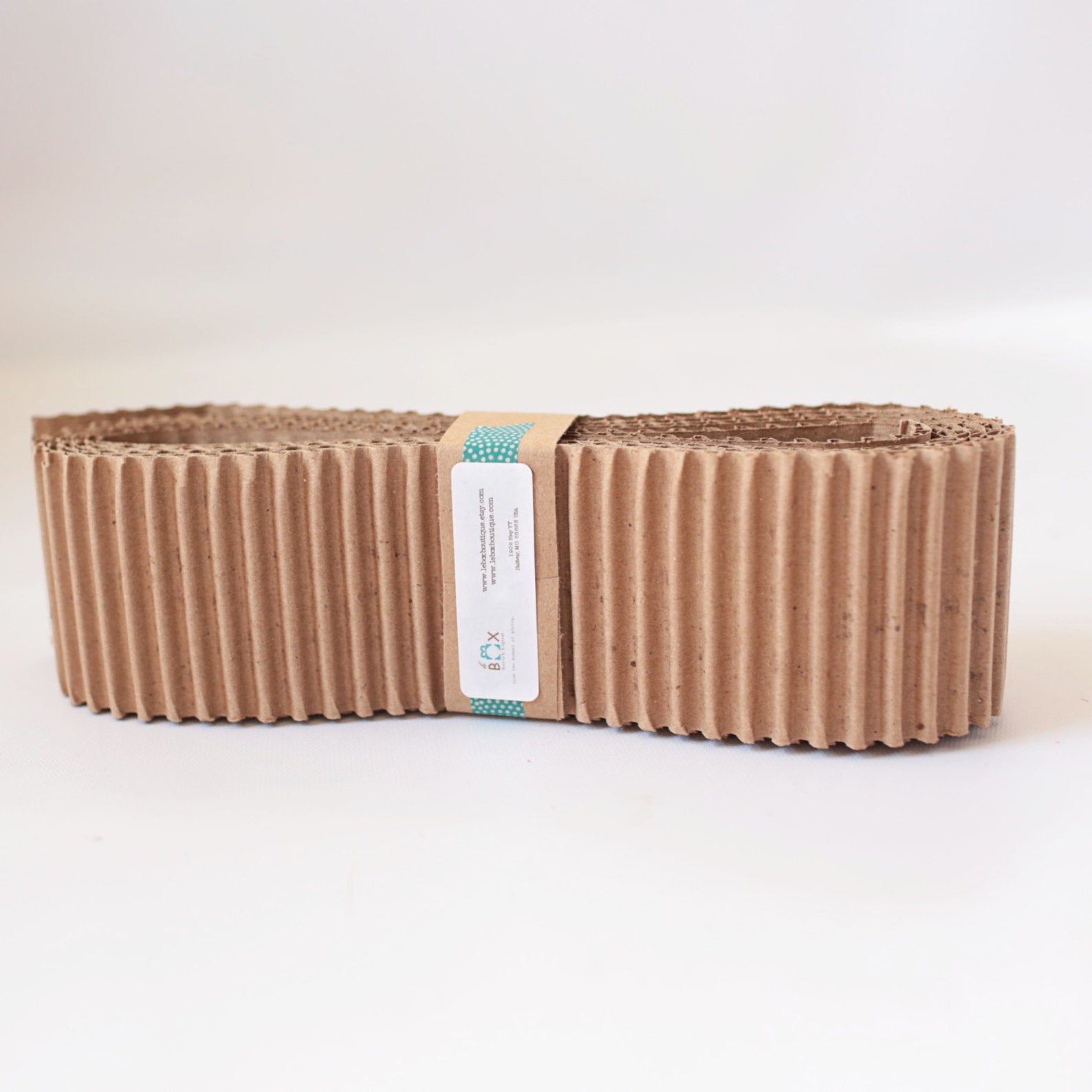 KRAFT Corrugated Wrap 12 Yards X 3 Inches Wide - Etsy