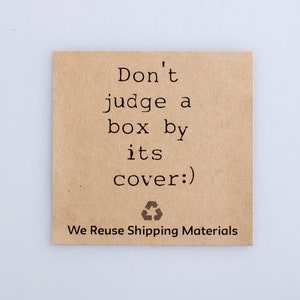 Recycled Packaging Stickers | Kraft Paper, Reuse Shipping Materials - Etsy