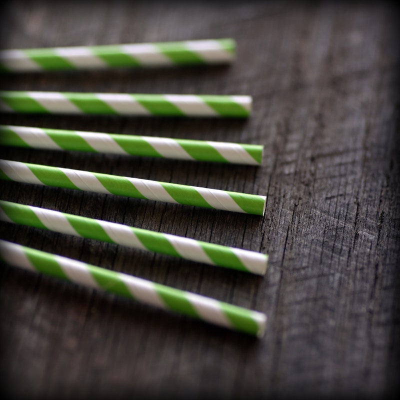 Lime Green Straw - Etsy
