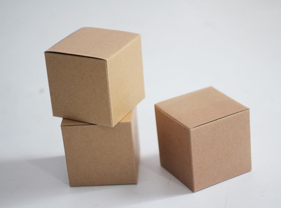 Kraft Gift Boxes 5x5x5 Lot of 60 - Etsy