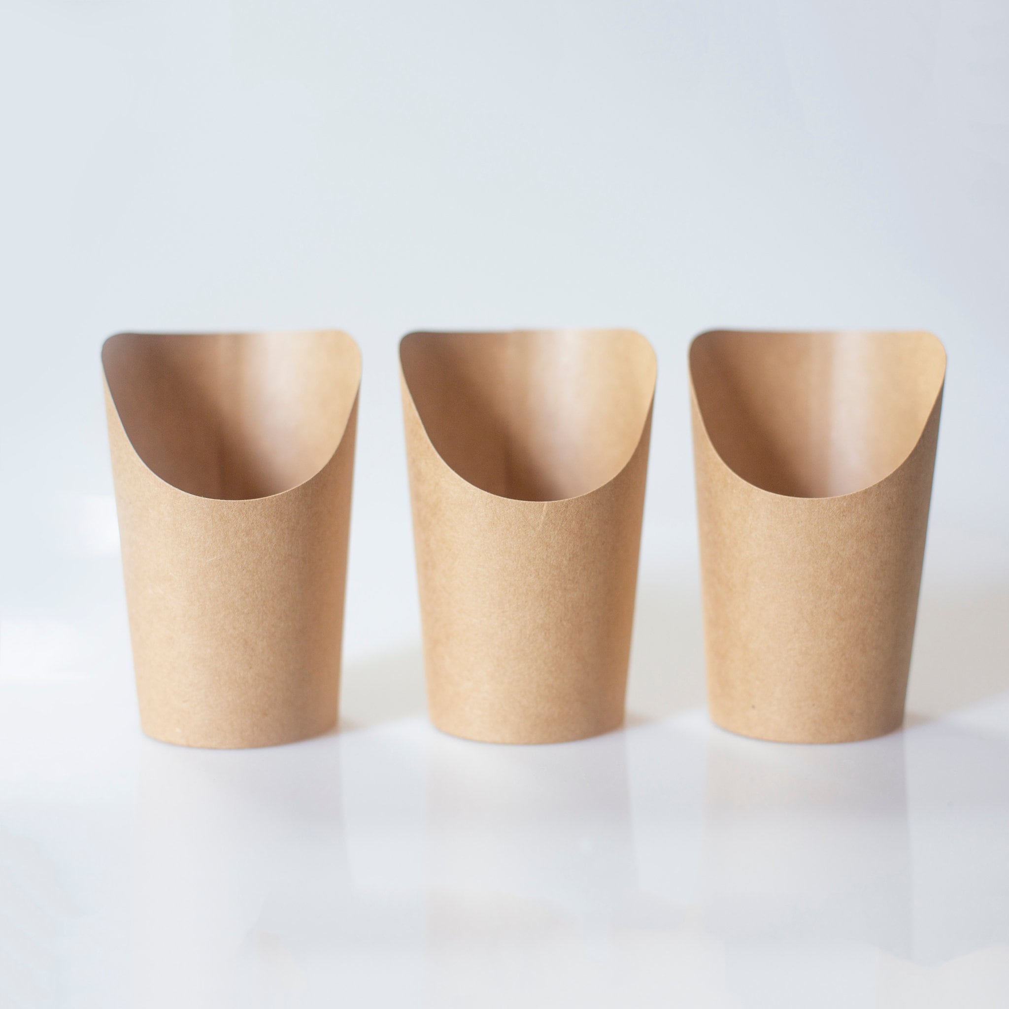 Kraft Fry Cup (set of 10) | Biodegradable Wedding Takeout Container - Etsy