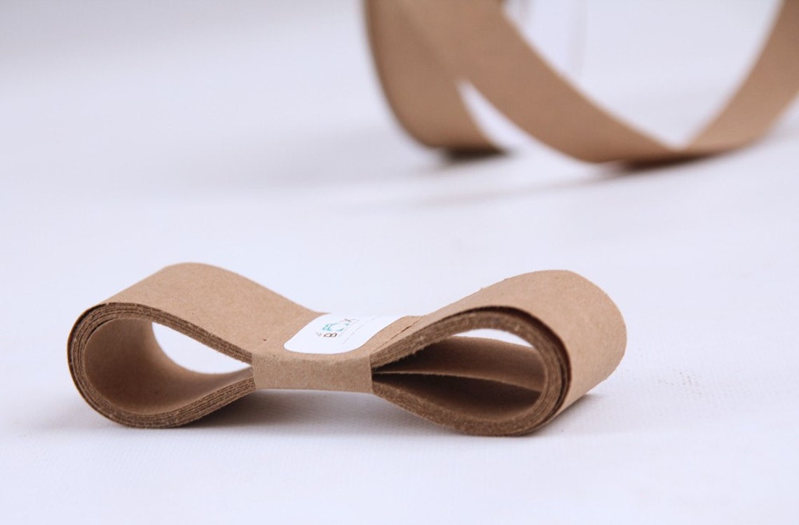 KRAFT 100 Percent Recycled Paper Ribbon 30 Yards - Etsy