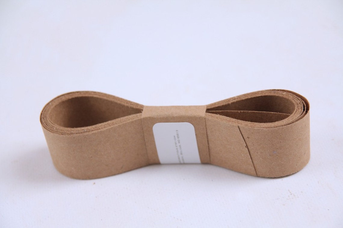 KRAFT 100 Percent Recycled Paper Ribbon 15 Yards - Etsy