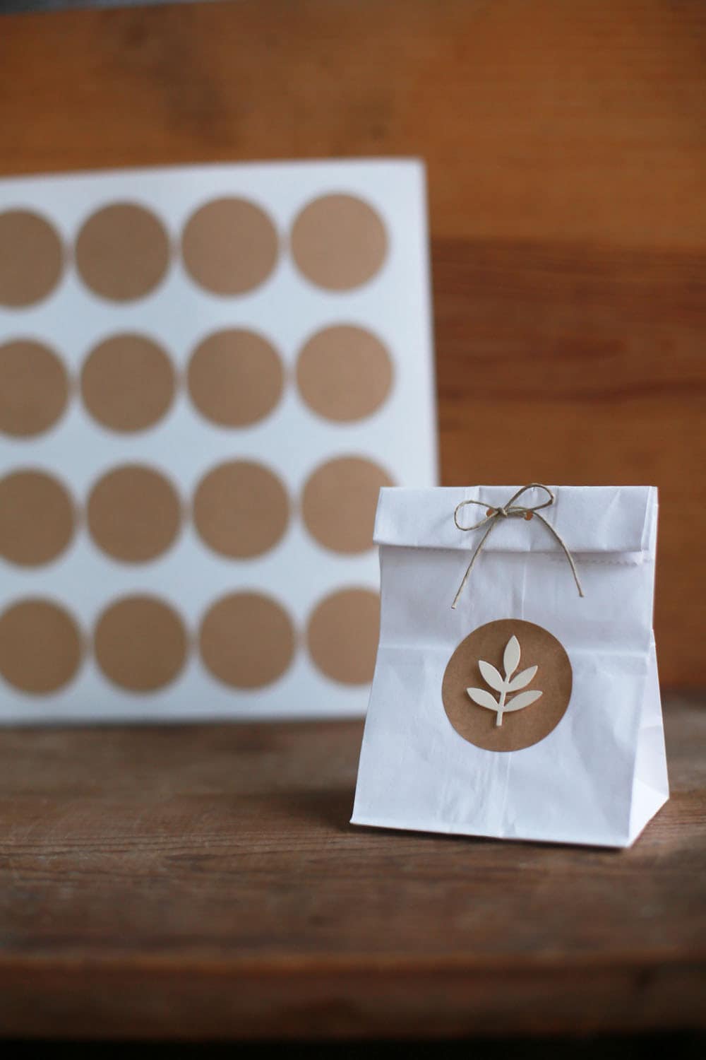 Kraft Brown Circle Stickers - 2 Inch, Set of 20 - Etsy