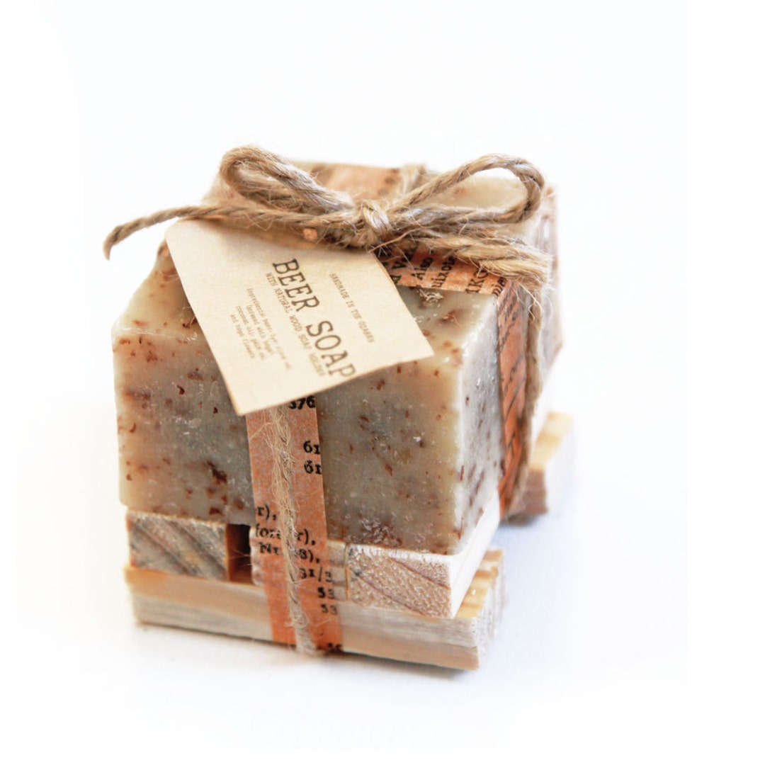 Beer Soap Gift Set – Handmade Wooden Soap Dish, Ozarks - Etsy