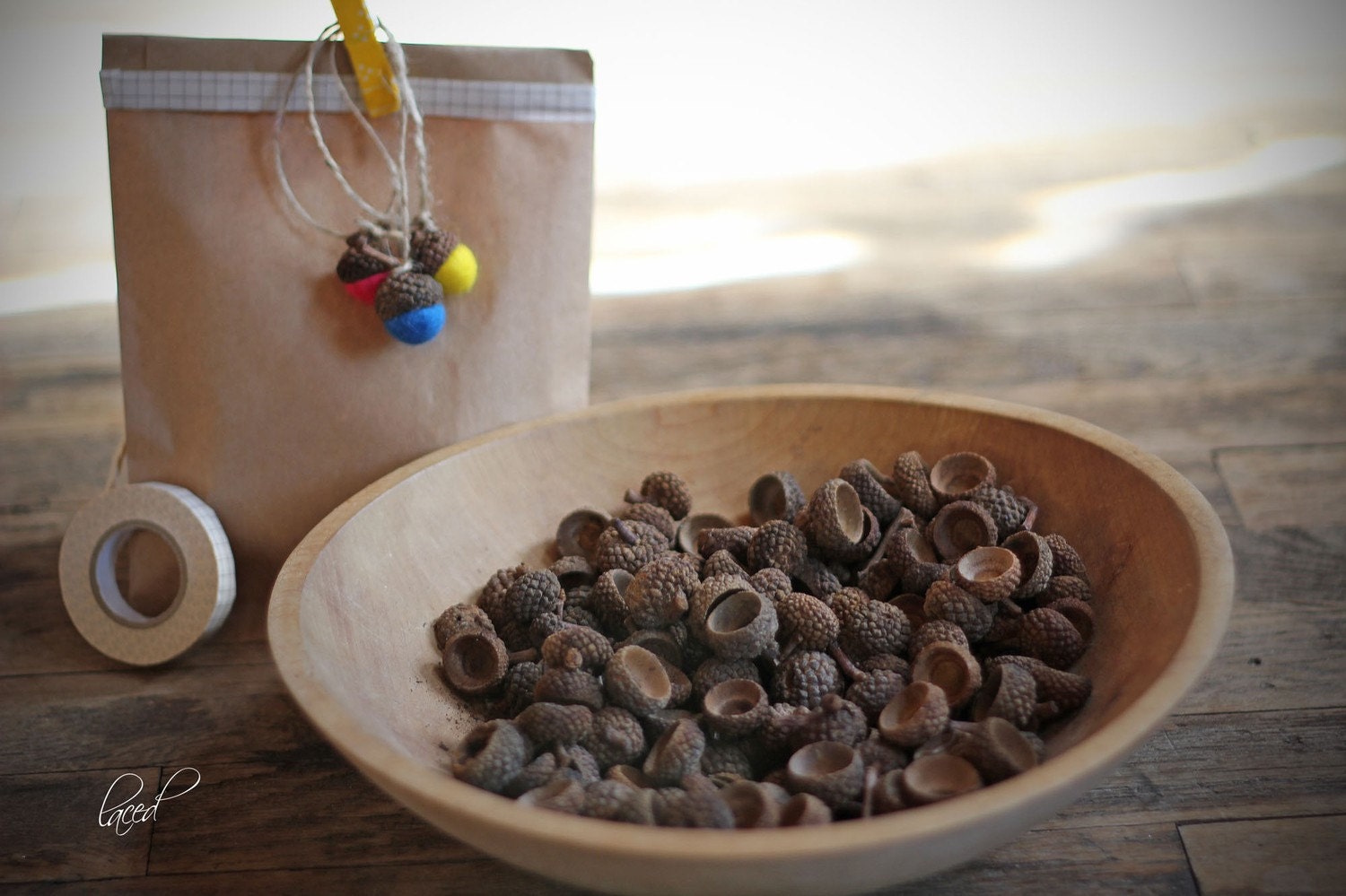 Lot of 25 Natural Acorn Caps | Etsy