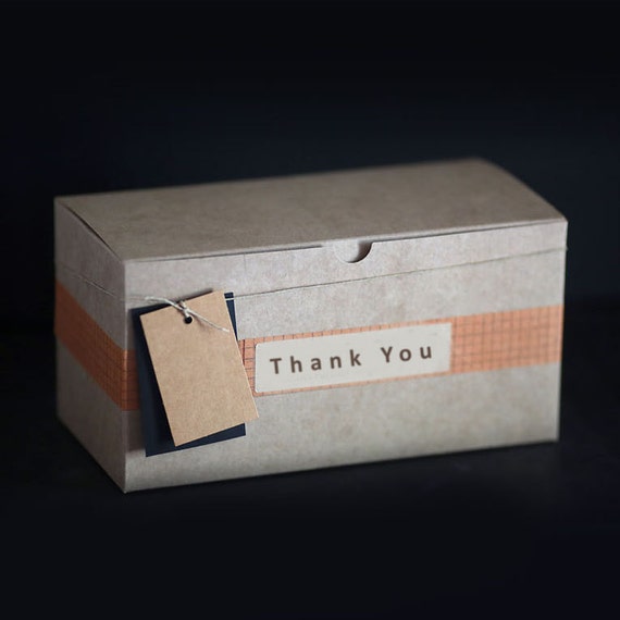 set of 10 Kraft Gift Boxes 11 3 4 X 6 X 6 inch Plain Krat boxes decoration for demonstration purposes only