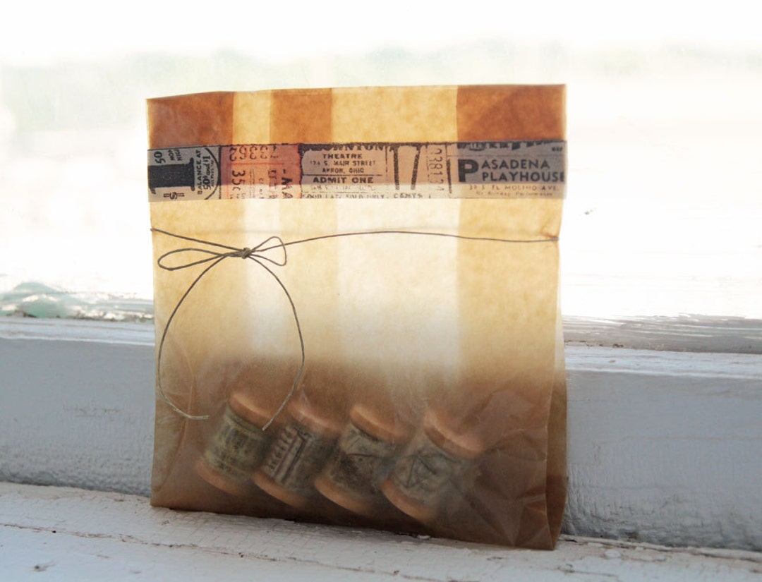 Biodegradable Kraft Wax Paper Bags - Lot of 100 - Etsy