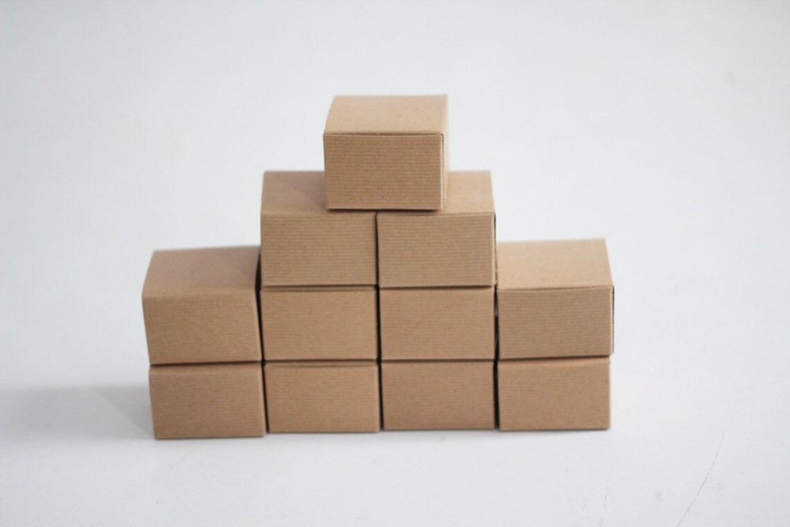 Kraft Natural Gift Box 3x3x2 Lot of 100 3 in X 3 in X 2 in - Etsy