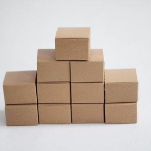 Kraft Natural Gift Box 3x3x2 Inches ( 3 in X 3 in X 2 in ) - Lot of 200 ...