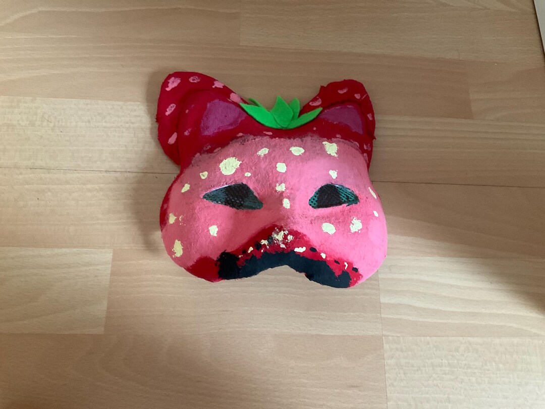 Strawberry Therian Mask - Etsy