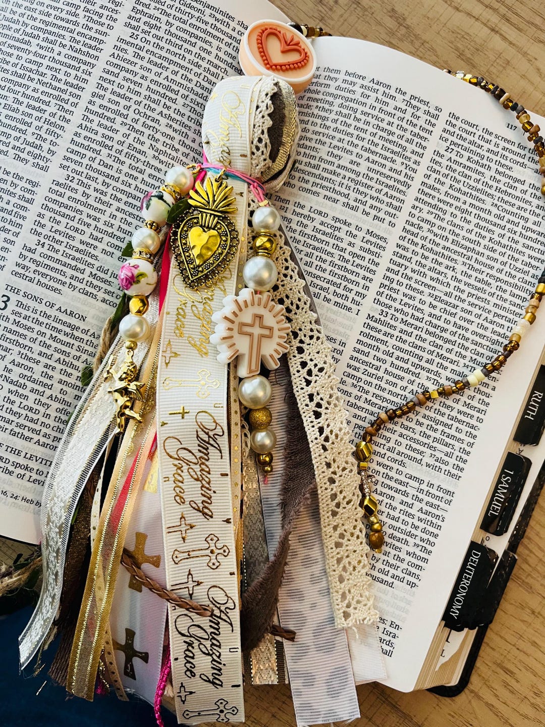 Bible Tassel Bookmark | Ribbon Bookmark | Religious Bookmark | Bible ...