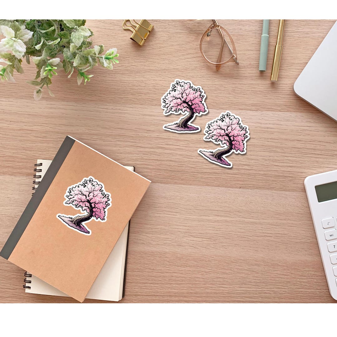 Sakura Tree Sticker Cherry Blossom Sticker Japanese Sakura Sticker Cute ...