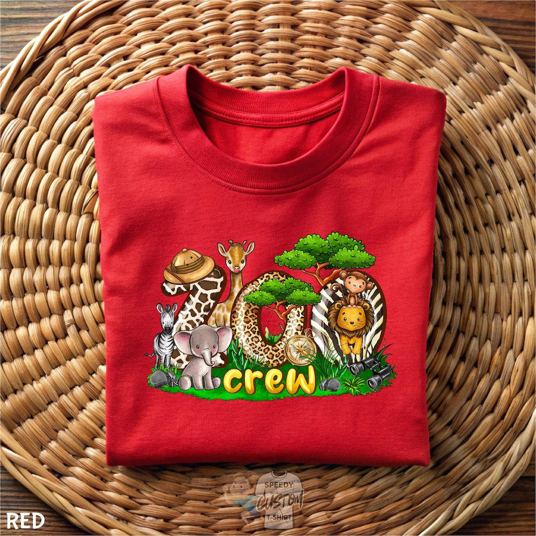 Zoo Crew Shirt, Kids Zoo Trip Shirt, Family Matching Shirts,safari Life ...