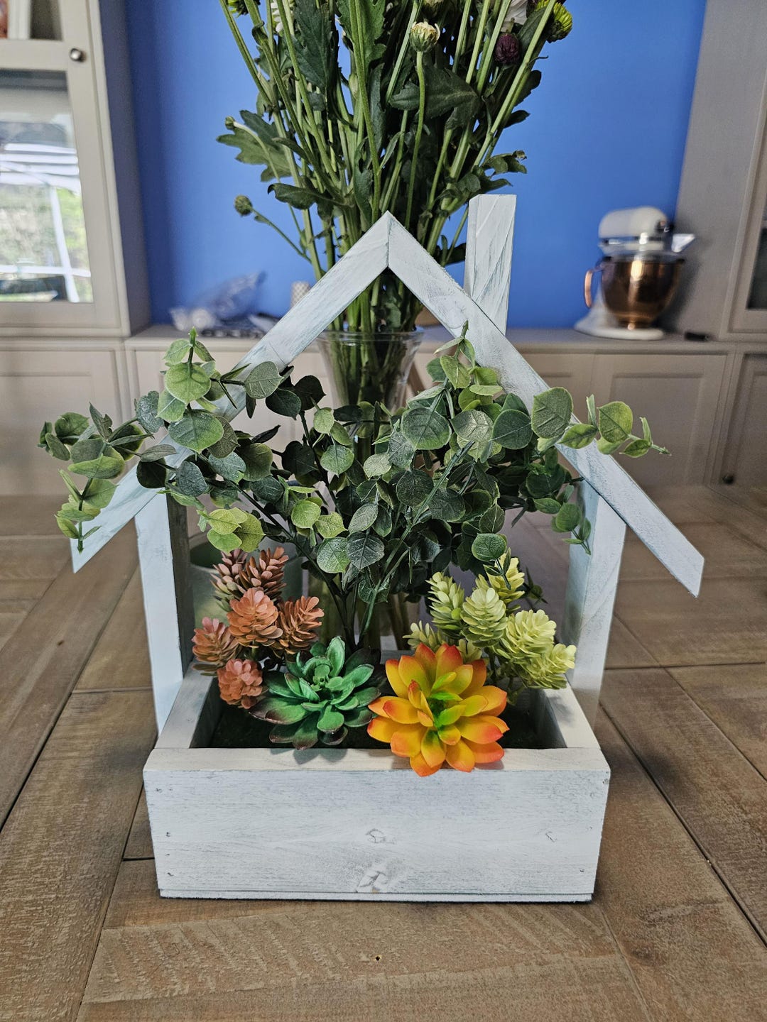 House Shaped Planter for Herbs, Succulents, or Artificial Plants ...