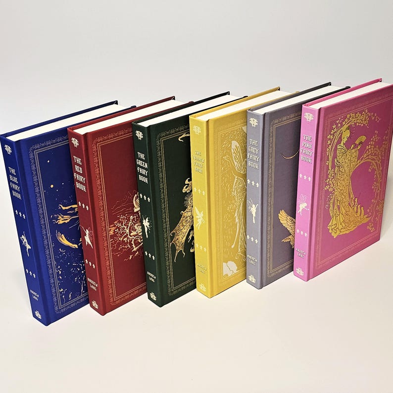 Andrew Lang Colored Fairy Books: Complete Hardcover Set, With Restored ...