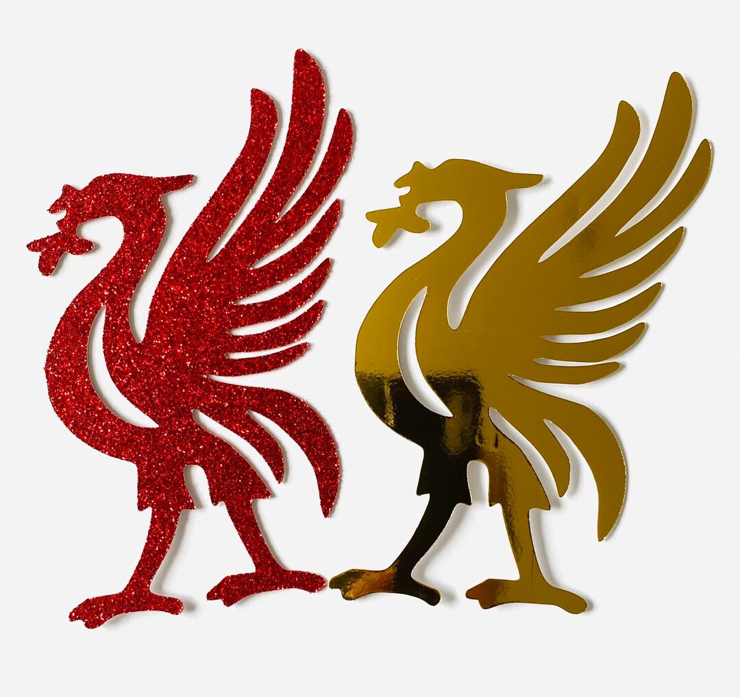 Liver Bird Liverpool Cake Topper Charm Choose Red Glitter or Gold ...