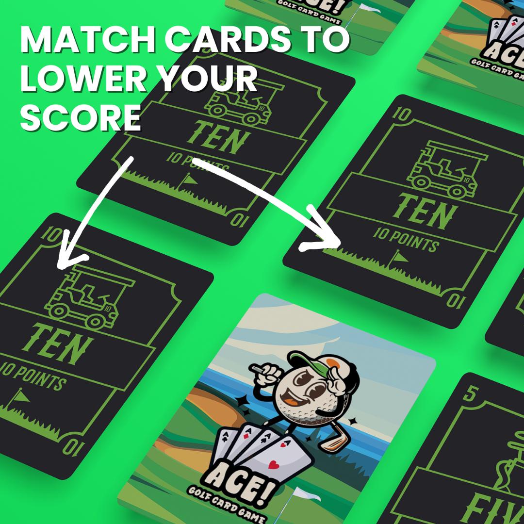Ace Golf Card Game - Etsy