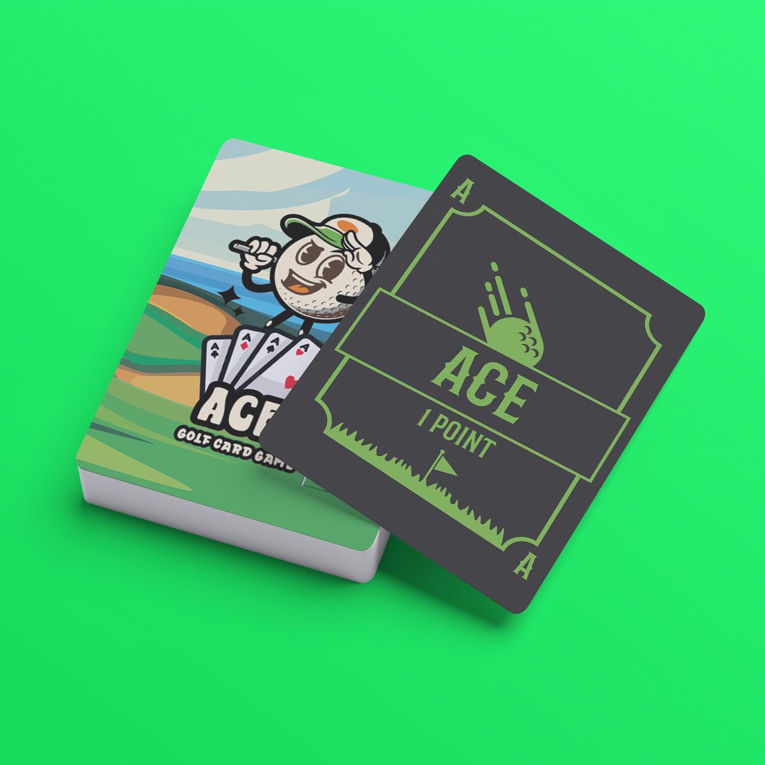 Ace Golf Card Game - Etsy