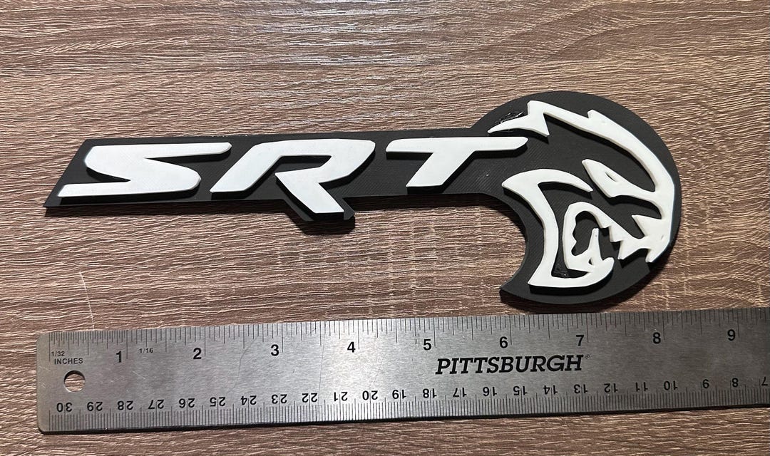 Dodge SRT Hellcat Badge 3D Printed PLA Custom Paint - Etsy