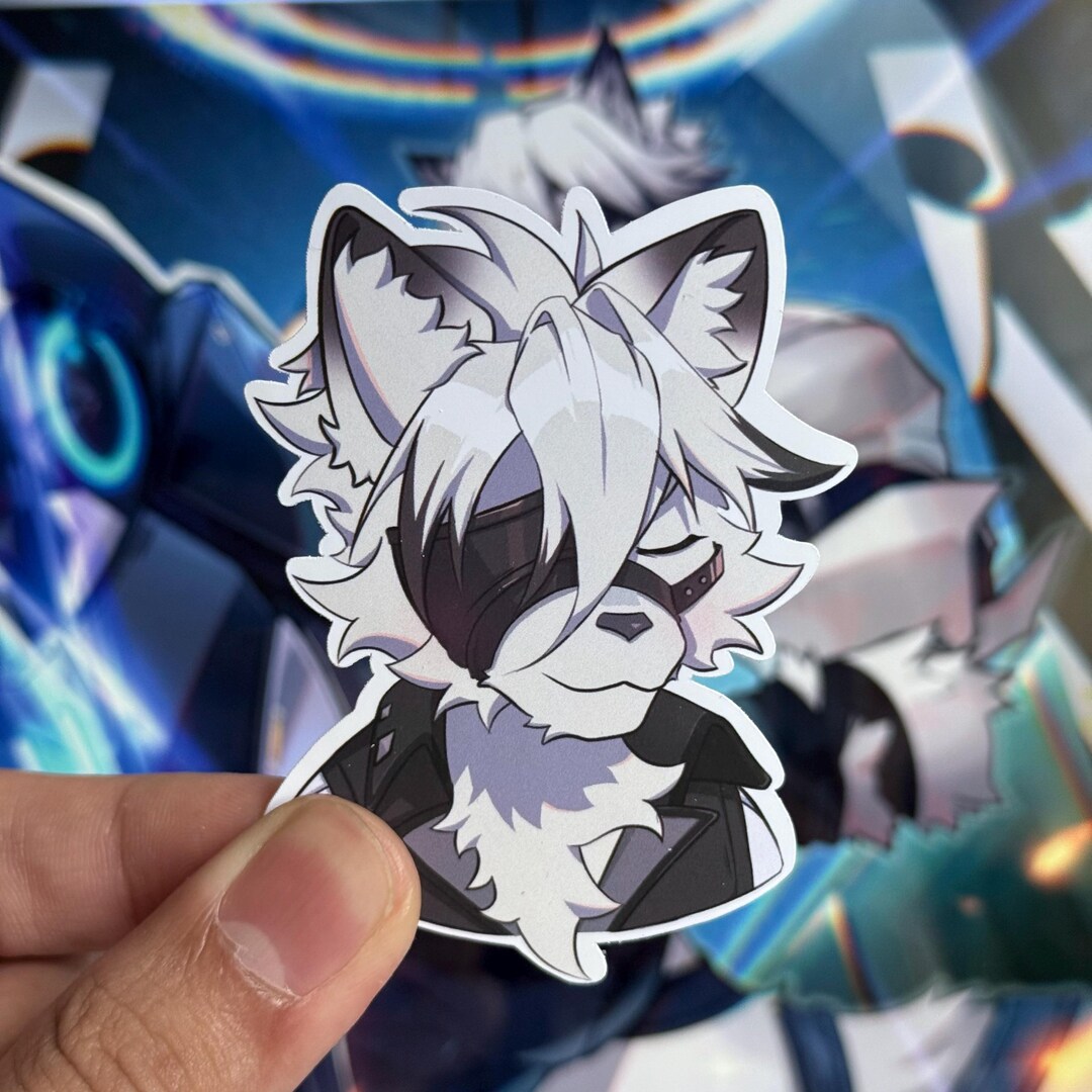 Cute ZZZ Sticker | Zenless Zone Zero | Chibi Lycaon Matte Sticker ...